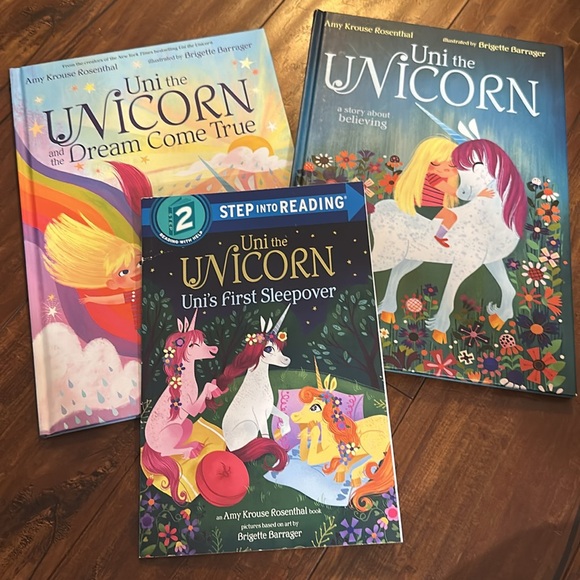 random house | Toys | 2 Large Hardcover Uni The Unicorn Books Original ...